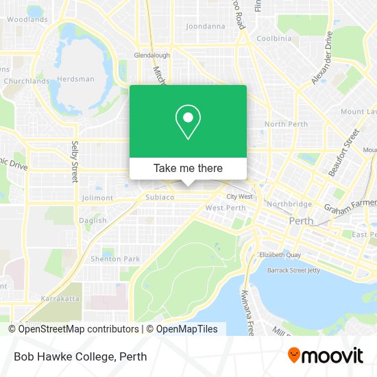 How to Get to Bob Hawke College in Subiaco by Bus or Train?