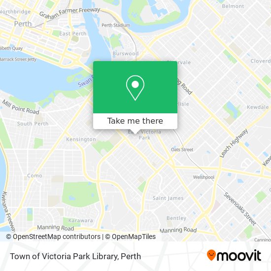 How to get to Town of Victoria Park Library in East Victoria Park by ...
