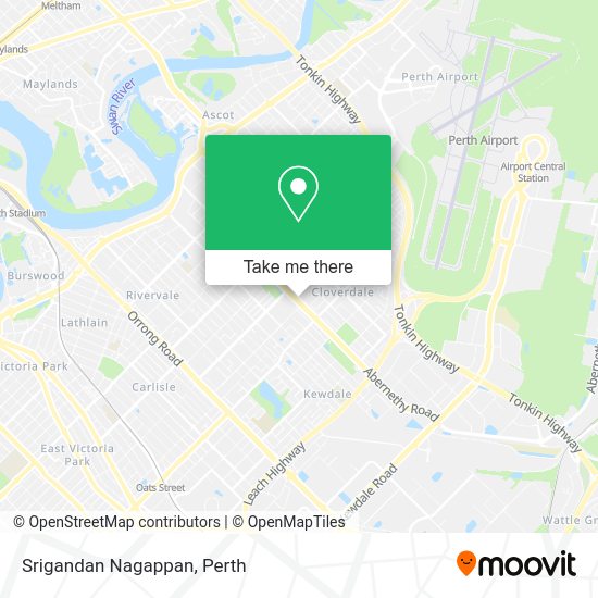 How to Get to Srigandan Nagappan in Cloverdale by Bus or Train?