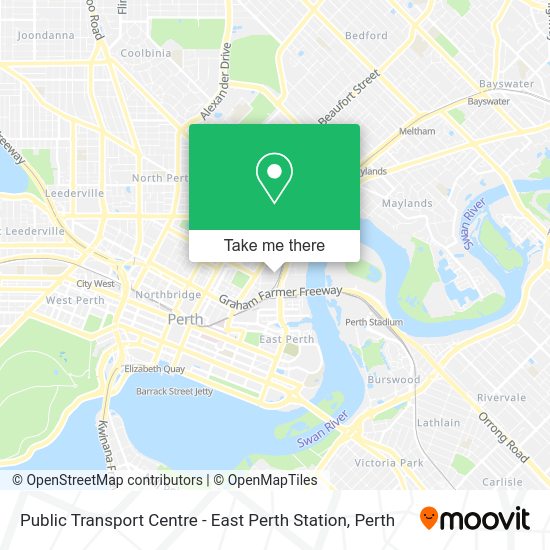 How to Get to Public Transport Centre - East Perth Station by Train or Bus?