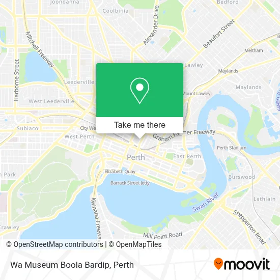 How to Get to Wa Museum Boola Bardip in Perth by Bus or Train?