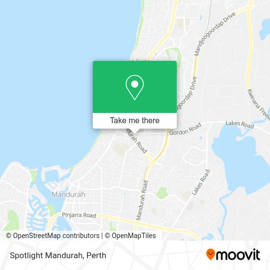 How to Get to Spotlight Mandurah in Greenfields by Bus or Train?