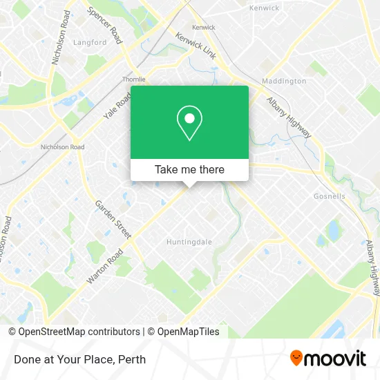 How to Get to Done at Your Place in Huntingdale by Bus or Train?
