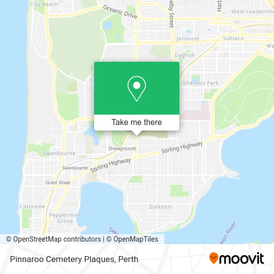 How to Get to Pinnaroo Cemetery Plaques in Nedlands by Train or Bus?