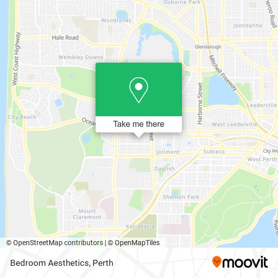 How to get to Bedroom Aesthetics in Floreat by bus, train or ferry?