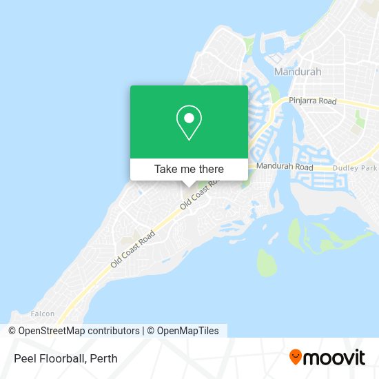 How to get to Peel Floorball in Halls Head by bus or train?