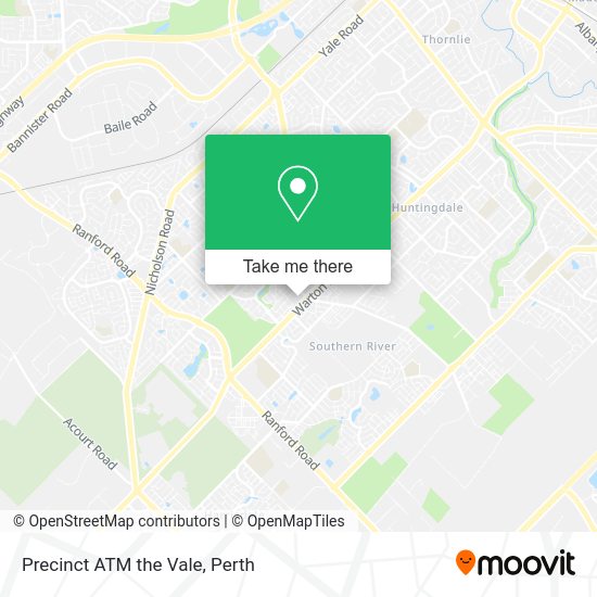 How to get to Precinct ATM the Vale in Canning Vale by bus or train?