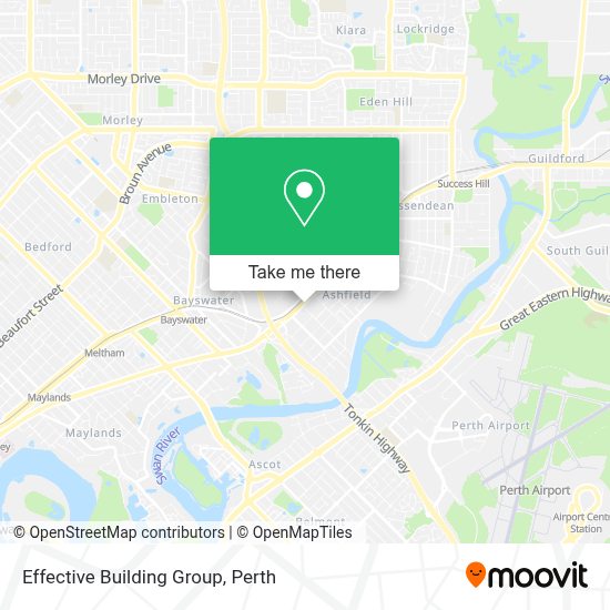 How to get to Effective Building Group in Bayswater by train or bus?