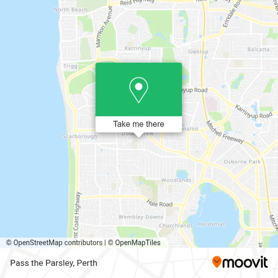 How to Get to Pass the Parsley in Doubleview by Bus or Train?