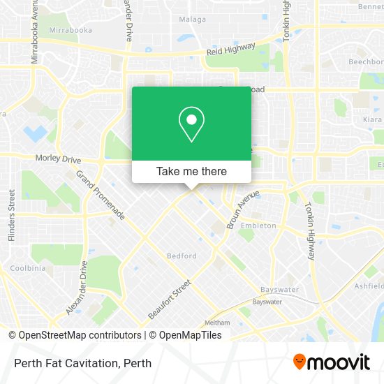 How to Get to Perth Fat Cavitation in Morley by Bus, Train or Ferry?