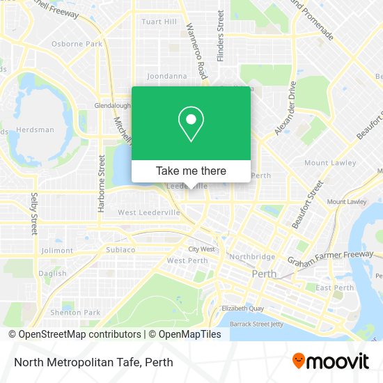 How to Get to North Metropolitan Tafe in Leederville by Bus or Train?