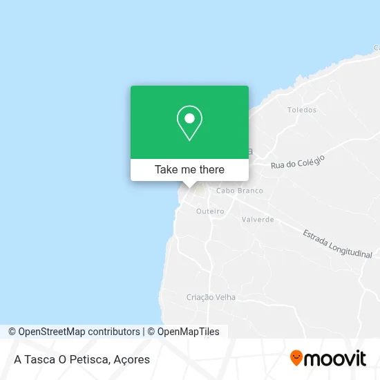 Como chegar a A Tasca O Petisca em Madalena por ferry?