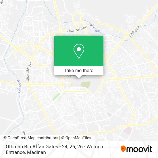 How to Get to Othman Bin Affan Gates - 24, 25, 26 - Women Entrance in ...