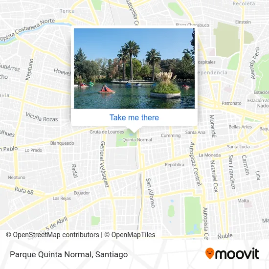¿Cómo llegar a Parque Quinta Normal en Santiago en metro o Micro?
