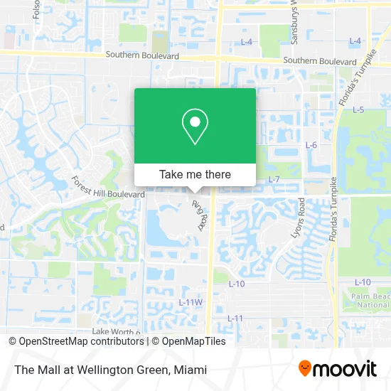 How to Get to The Mall at Wellington Green in Sunshine Parkway by Bus?