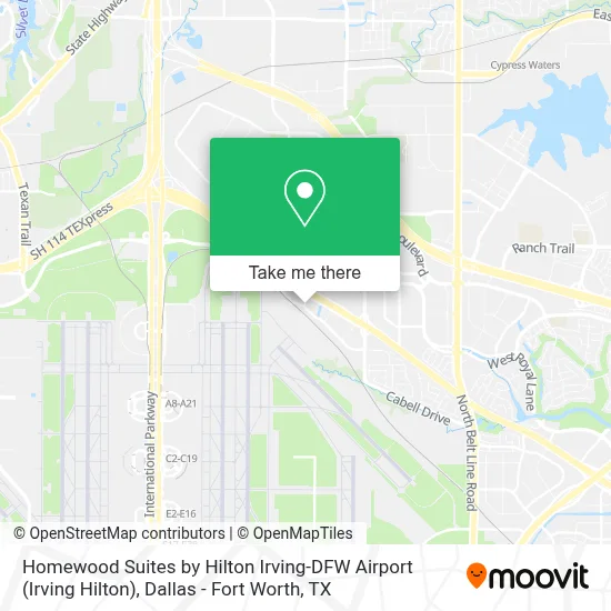 How to get to Homewood Suites by Hilton Irving-DFW Airport (Irving ...