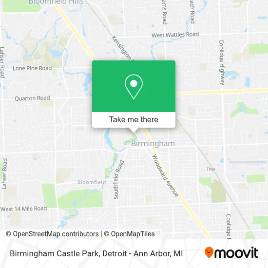 ¿Cómo llegar a Birmingham Castle Park en Detroit - Ann Arbor, MI en ...