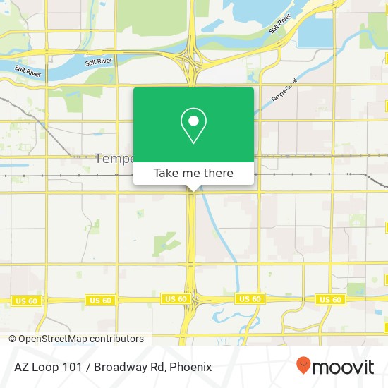 How to get to AZ Loop 101 / Broadway Rd in Tempe by bus?