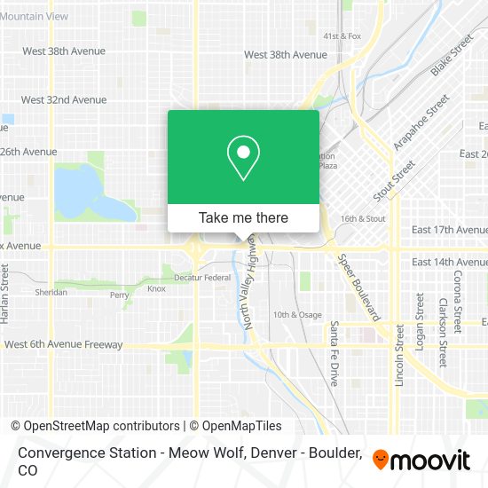How to Get to Convergence Station - Meow Wolf in Denver by Bus, Light ...