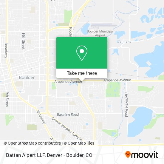 ¿Cómo llegar a Battan Alpert LLP en Boulder en autobús?