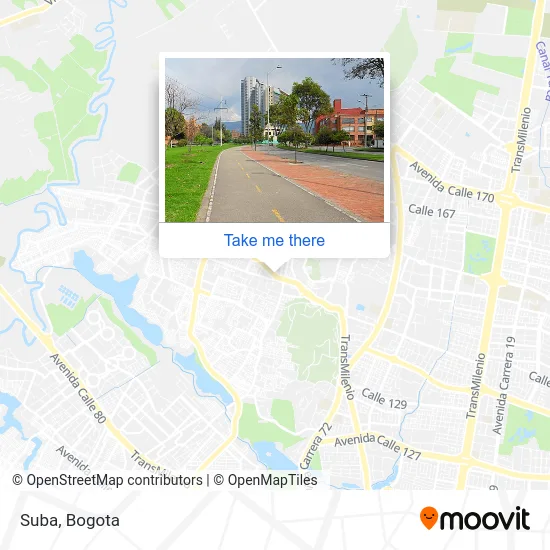 ¿Cómo llegar a Suba en autobús o tranvía?