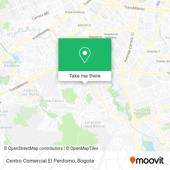 ¿Cómo llegar a Centro Comercial El Perdomo en Ciudad Bolívar en autobús ...