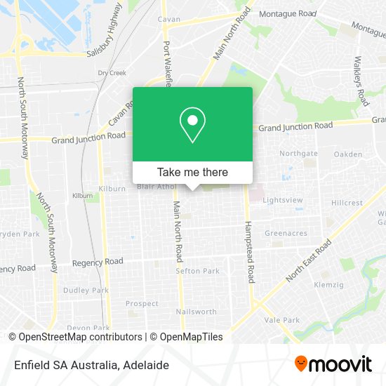 How to get to Enfield SA Australia by Bus or Train?