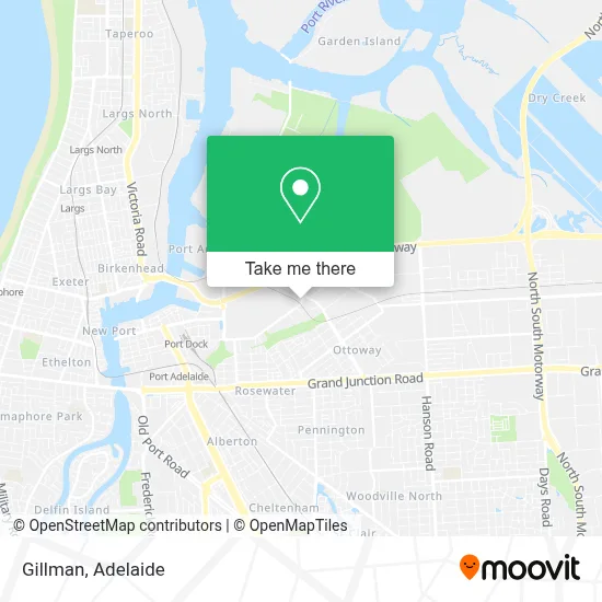 How to Get to Gillman in Port Adelaide by Bus or Train?