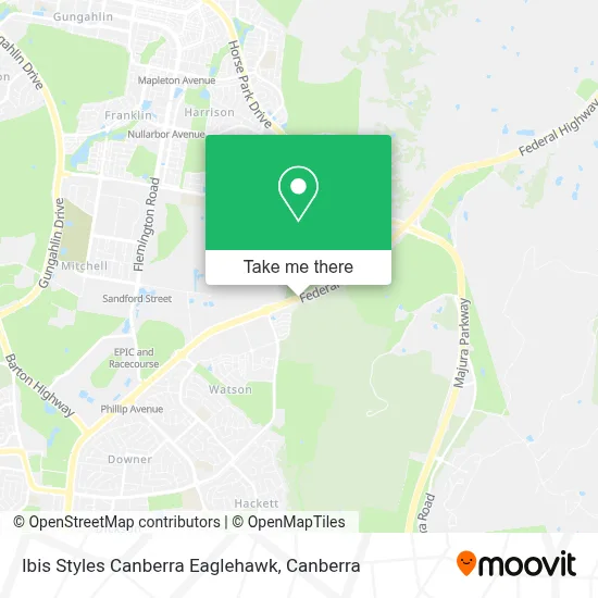 How to Get to Ibis Styles Canberra Eaglehawk by Bus?