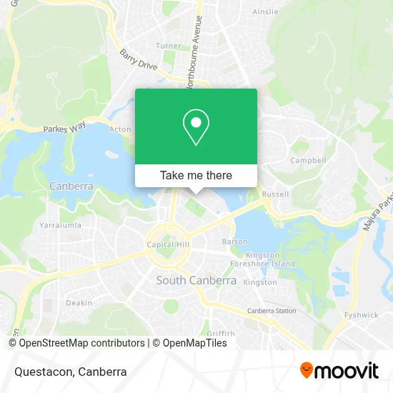 How to Get to Questacon in Canberra by Bus or Light Rail?