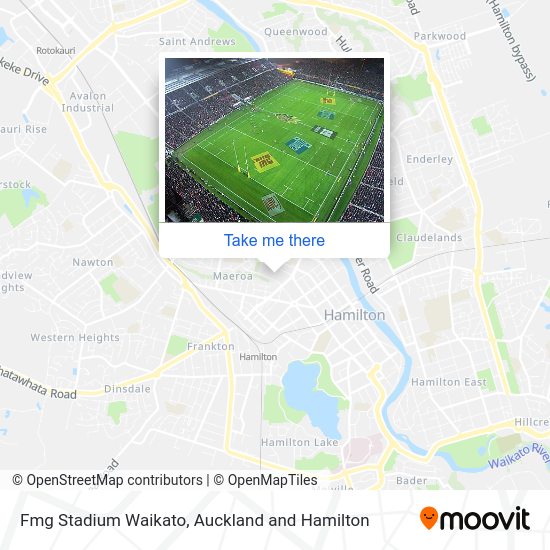 How to Get to Fmg Stadium Waikato in Auckland and Hamilton by Bus or Train?