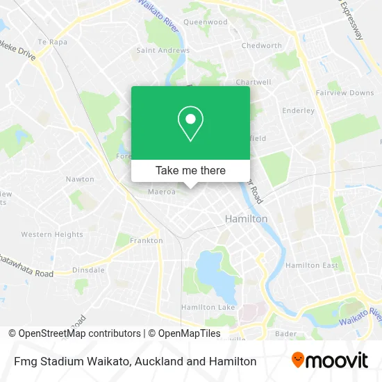 How to Get to Fmg Stadium Waikato in Auckland and Hamilton by Bus?