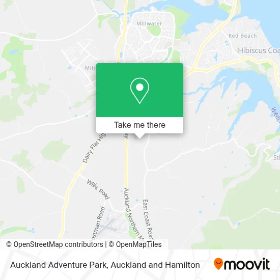 How to Get to Auckland Adventure Park in Silverdale Central by Bus?