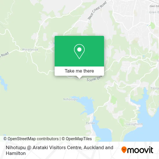How to Get to Nihotupu @ Arataki Visitors Centre in Otimai by Bus?