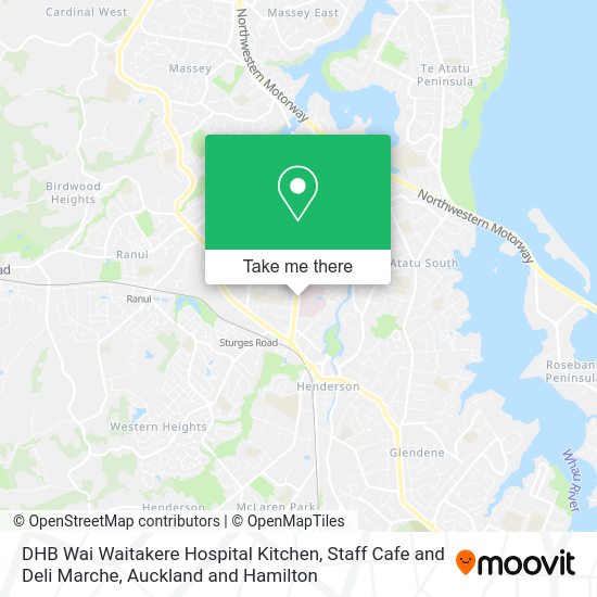 How to get to DHB Wai Waitakere Hospital Kitchen, Staff Cafe and Deli ...