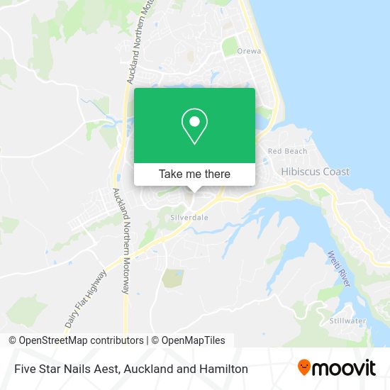 How to get to Five Star Nails Aest in Silverdale Central by bus?