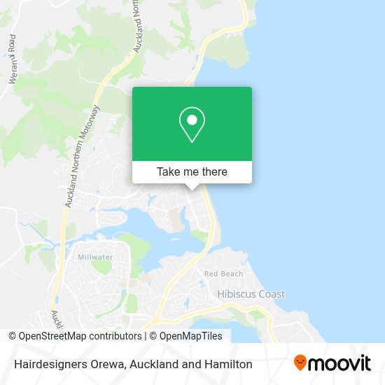 How to get to Hairdesigners Orewa by bus?