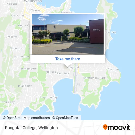 How to Get to Rongotai College in Kilbirnie East by Bus or Train?