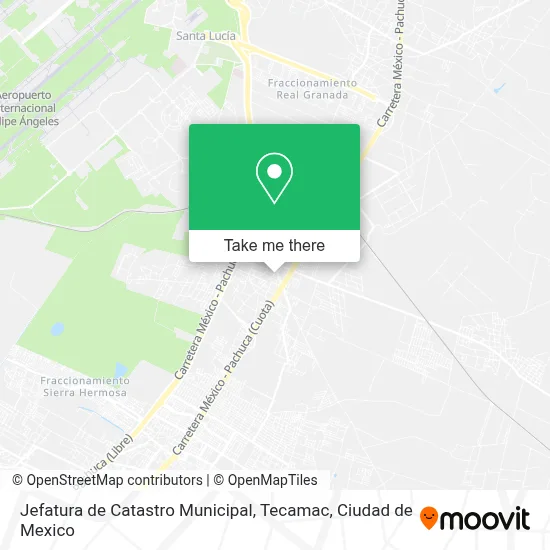 ¿Cómo llegar a Jefatura de Catastro Municipal, Tecamac en Tecámac en ...