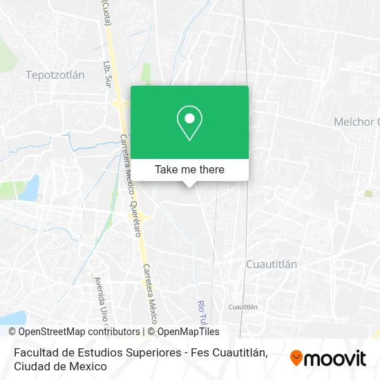 ¿Cómo llegar a Facultad de Estudios Superiores - Fes Cuautitlán en ...