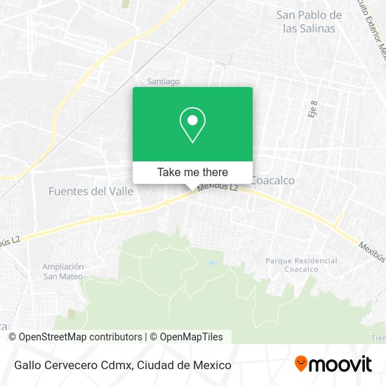 ¿Cómo llegar a Gallo Cervecero Cdmx en Cuautitlán en autobús?