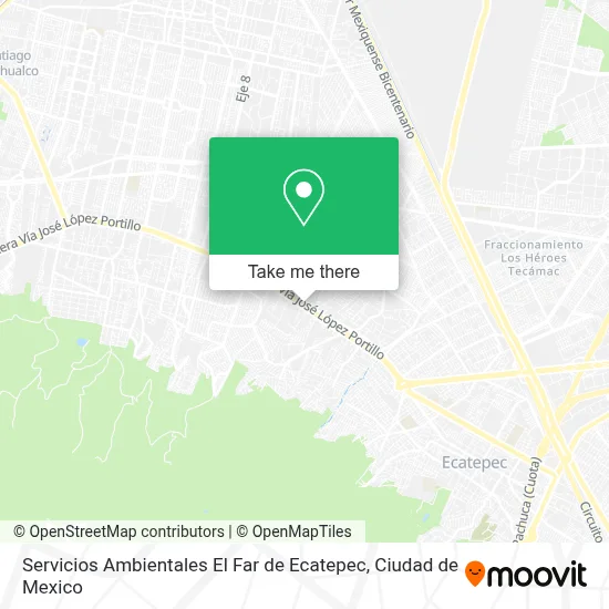 ¿Cómo llegar a Servicios Ambientales El Far de Ecatepec en Tultepec en ...