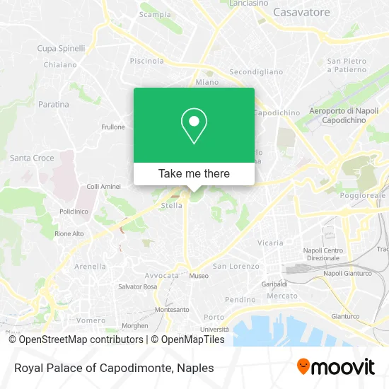 How to Get to Royal Palace of Capodimonte in Napoli by Bus, Train or Metro?