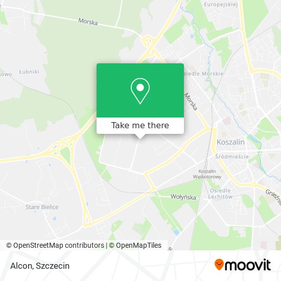 How to get to Alcon in Koszalin (City) by