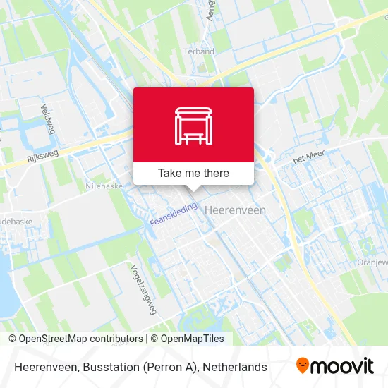 Heerenveen, Busstation (Perron A) - Routes, Schedules, and Fares