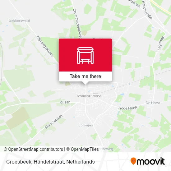 Groesbeek, Händelstraat - Routes, Schedules, and Fares