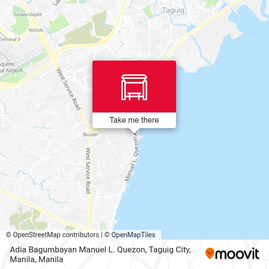 Adia Bagumbayan Manuel L. Quezon, Taguig City, Manila stop - Routes ...