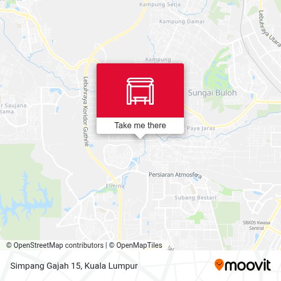 How to Get to Simpang Gajah 15 in Petaling by Bus or MRT & LRT?