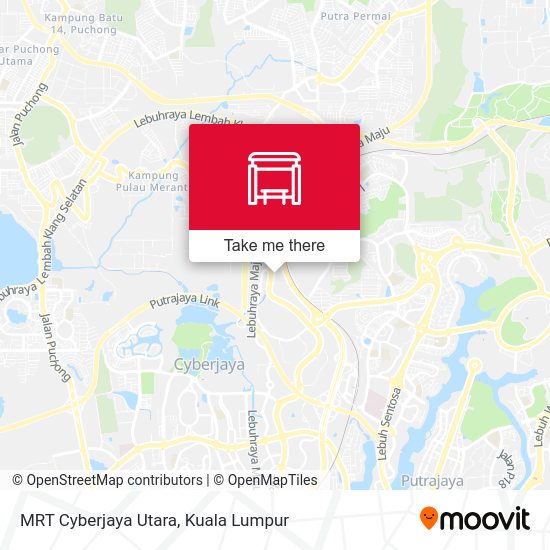 How to Get to MRT Cyberjaya Utara in Sepang by MRT & LRT or Bus?