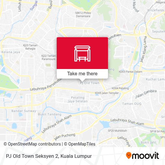 PJ Old Town Seksyen 2 stop - Routes, Schedules, and Fares